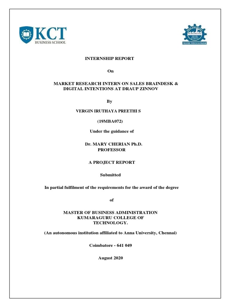 FINAL INTERNSHIP REPORT (DRAUP) - Preethi PDF | PDF | Analytics | Consultant