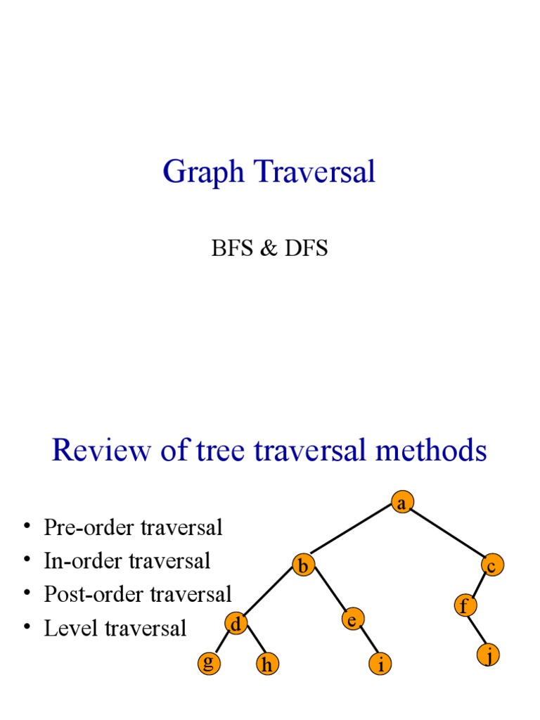 Graph Traversal: Bfs & Dfs | PDF | Algorithms | Algorithms And Data Structures