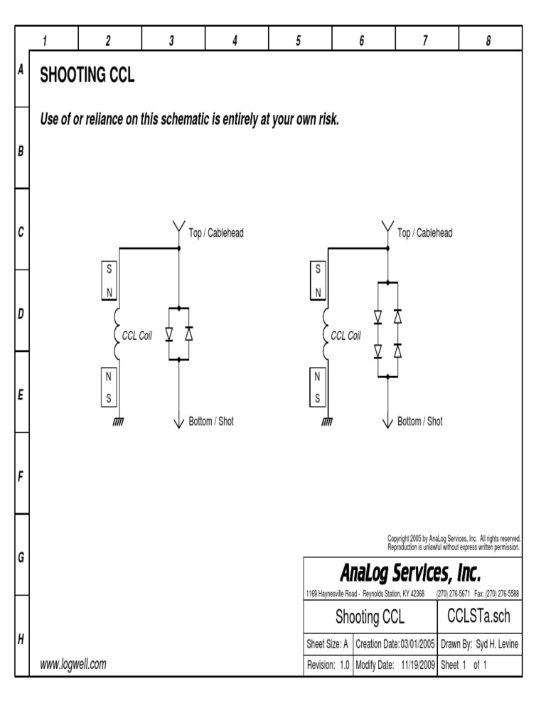 Shooting CCL: Analog Services, Inc | PDF