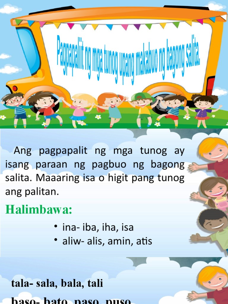 Pagbuo NG Mga Salita | PDF