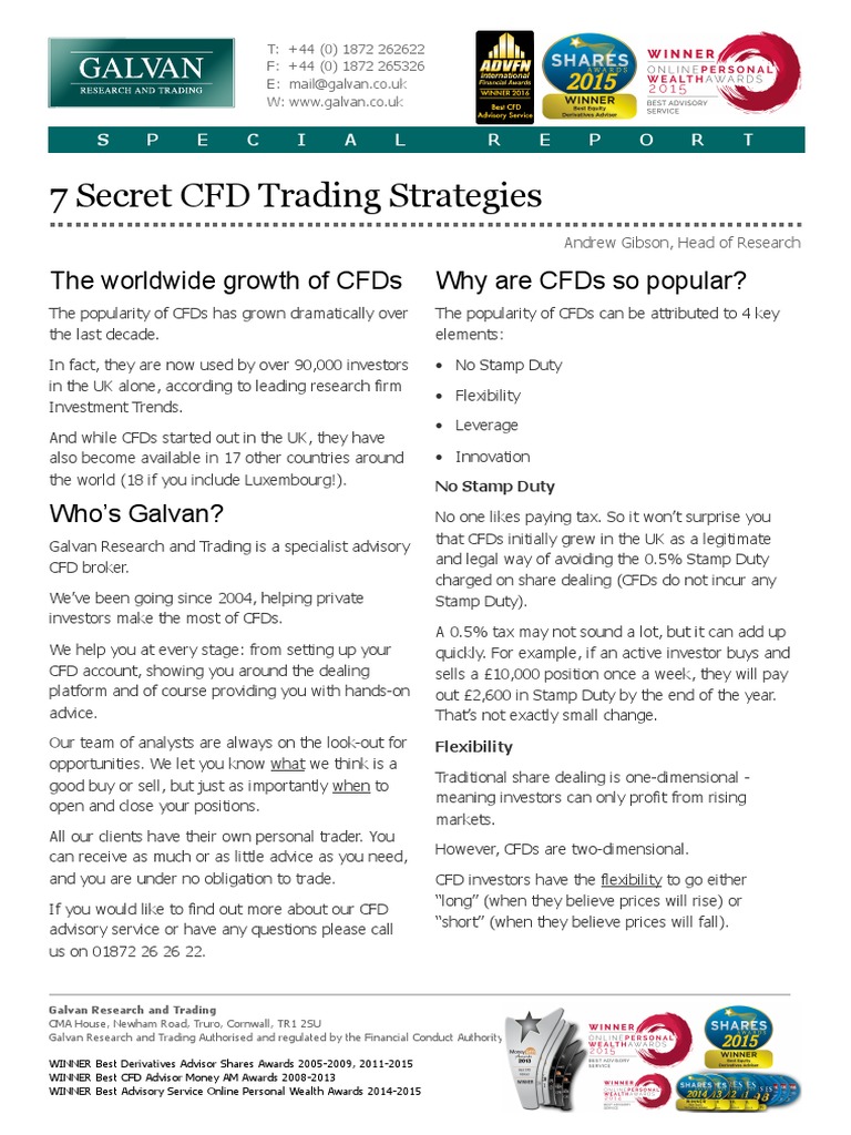 7 Secret CFD Trading Strategies: The Worldwide Growth of Cfds Why Are Cfds So Popular? | PDF ...