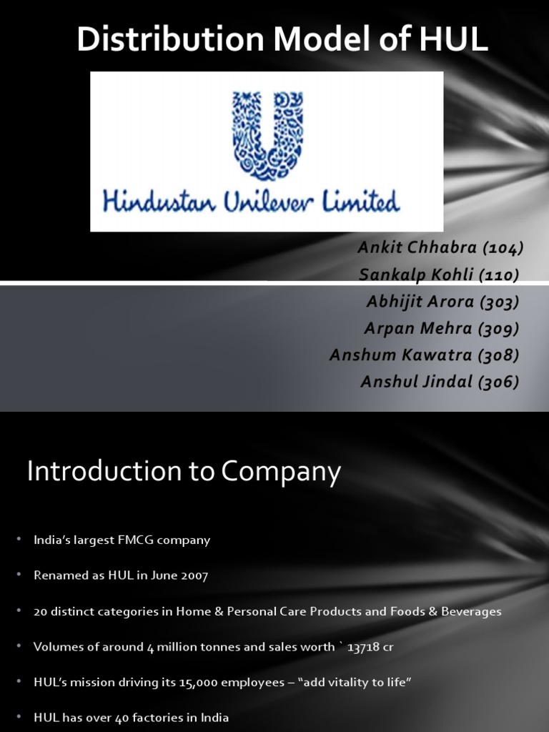 Distribution Model of HUL | PDF | Retail | Languages