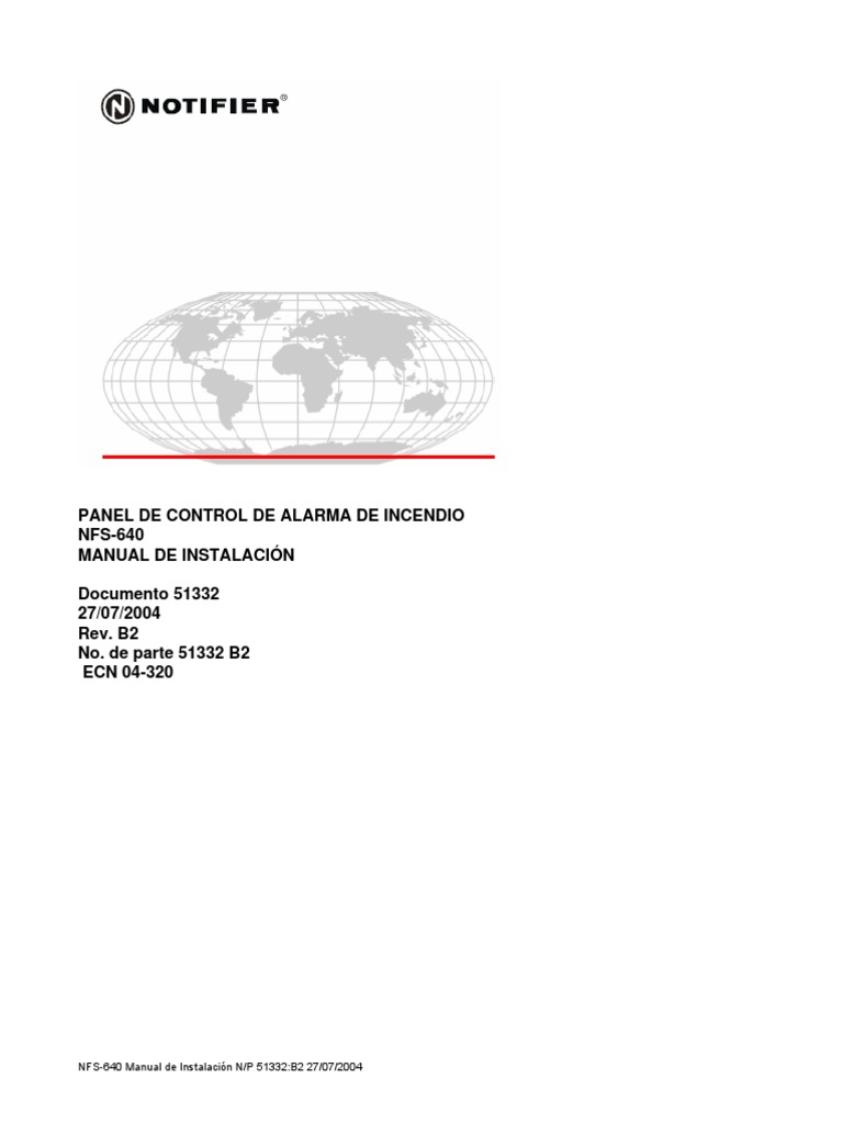 Manual Instalacion NFS2-640 v2 Español PDF | PDF | Electrónica | Ingenieria Eléctrica