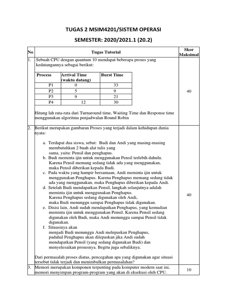 Tugas 2 Msim4201 PDF | PDF