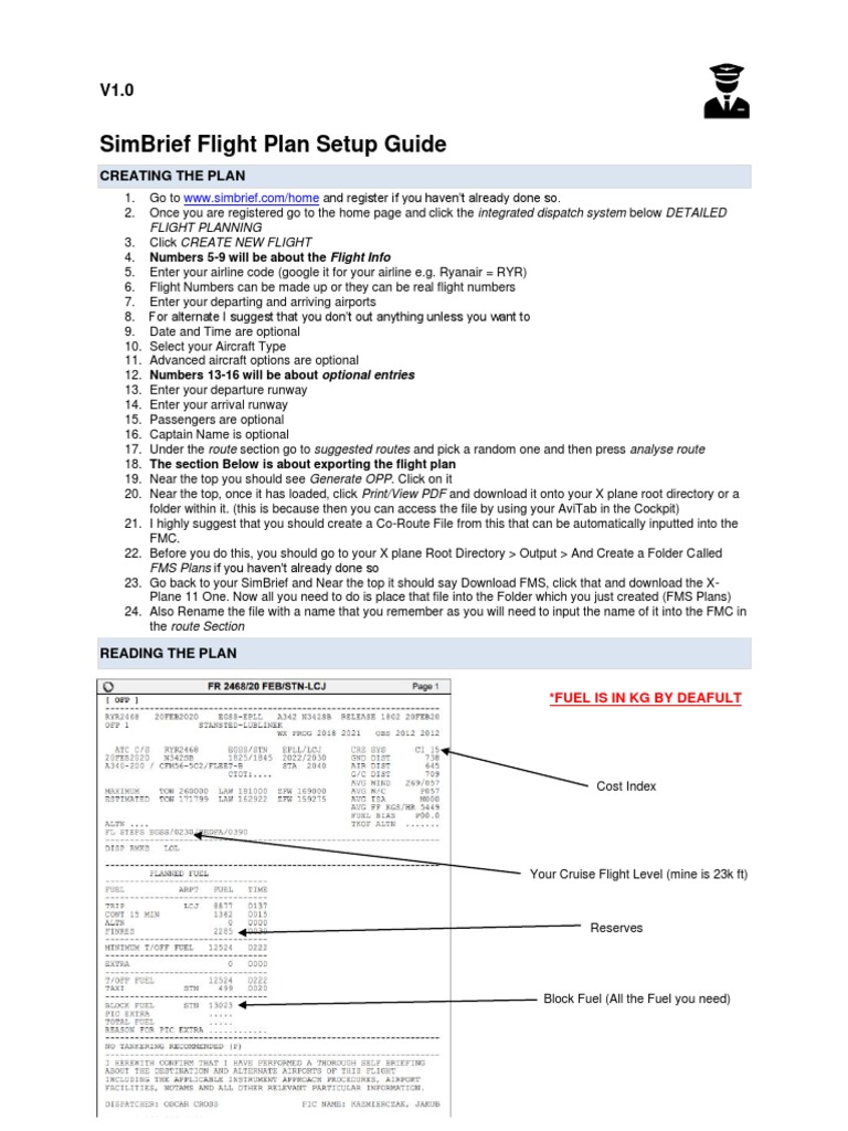 Boeing 737-800X Flight Plan Guide 1.0.1 | PDF | Aviation Safety ...