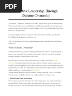 Extreme Ownership Book Summary & Key Takeaways | PDF | Disciplines ...