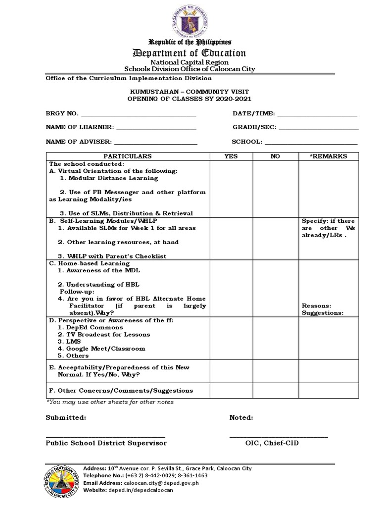Gesplan Curriculum Community Visit Report | PDF | Behavior Modification ...