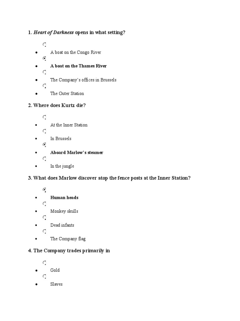 Heart of Darkness | PDF | Kurtz (Heart Of Darkness)