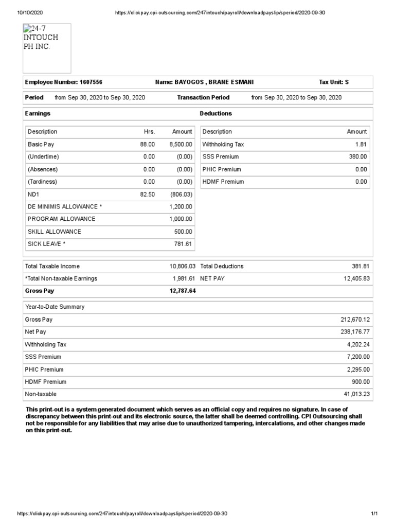 24-7 Intouch PH Inc | PDF | Economies | Public Finance
