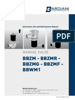 Bardiani Butterfly Valve Pneumatic ZVF | PDF | Valve | Leak