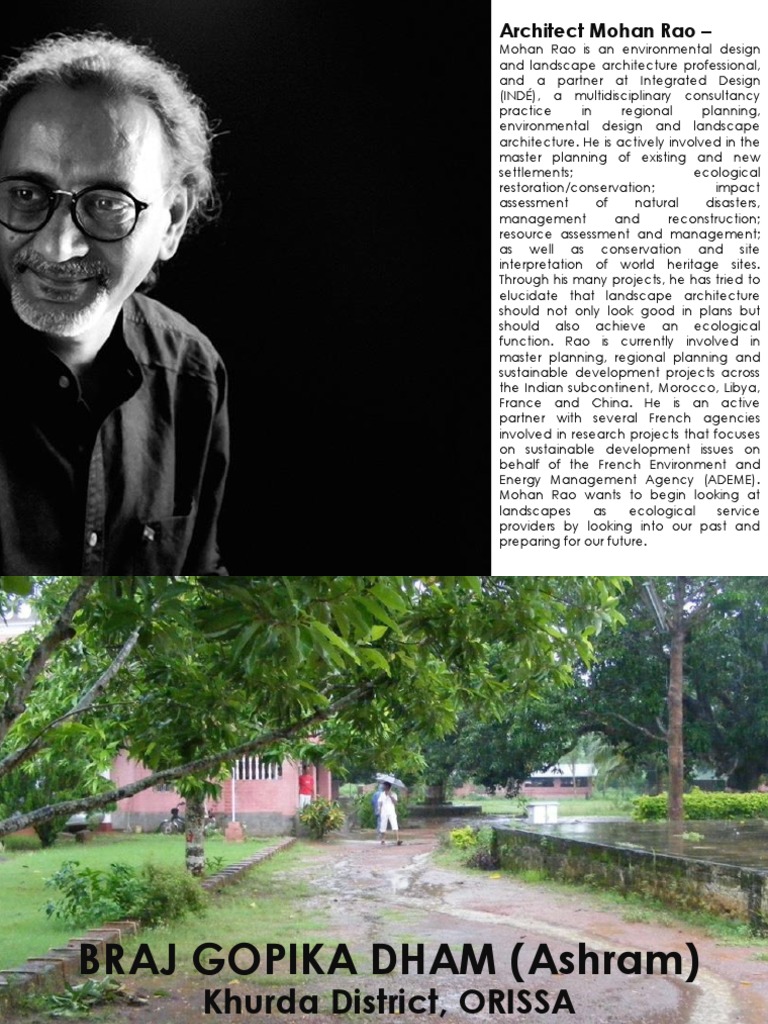 Architect Mohan Rao | PDF | Sustainable Development | Landscape