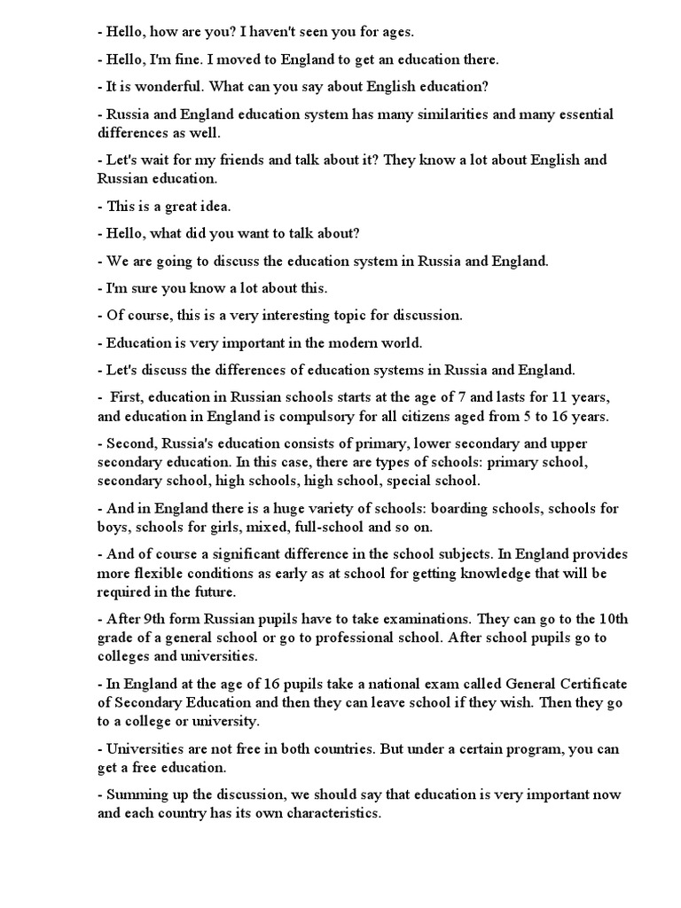 Dialogue | PDF | Schools | Secondary Education