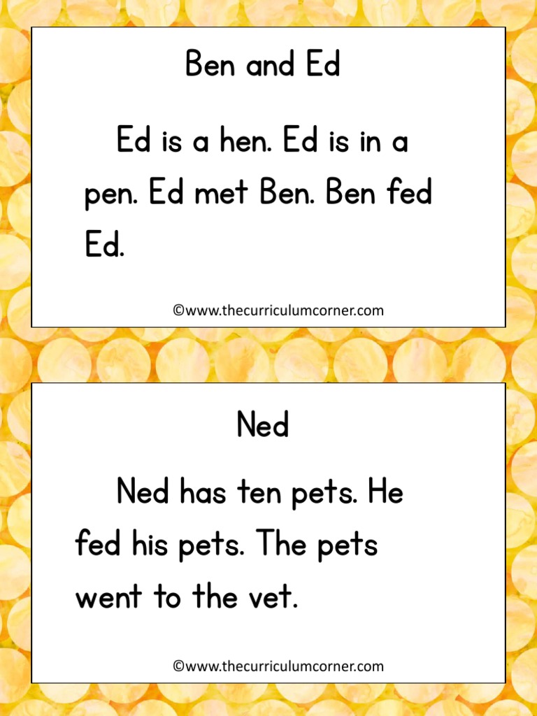 Ben and Ed Edisahen - Edisina Pen. Ed Met Ben. Ben Fed Ed | PDF