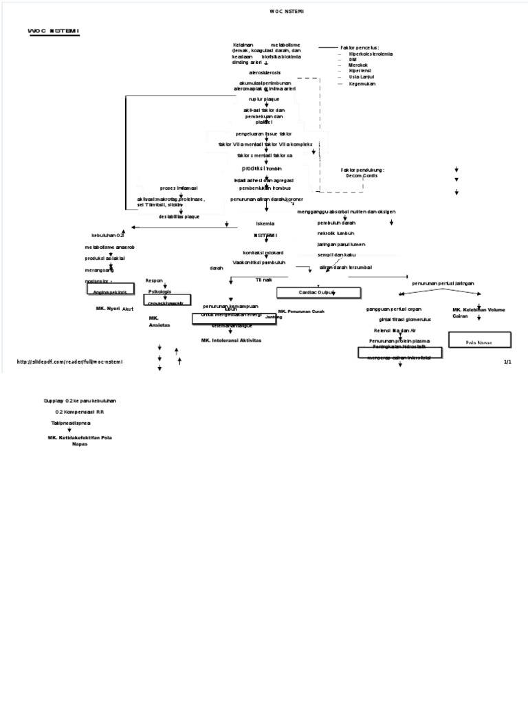 Rincian mekanisme NSTEMI dan gejalanya | PDF