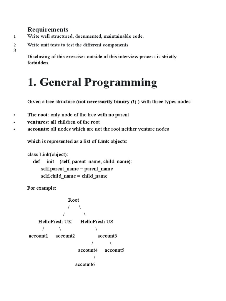 General Programming: Requirements | PDF | Apache Spark | Unit Testing