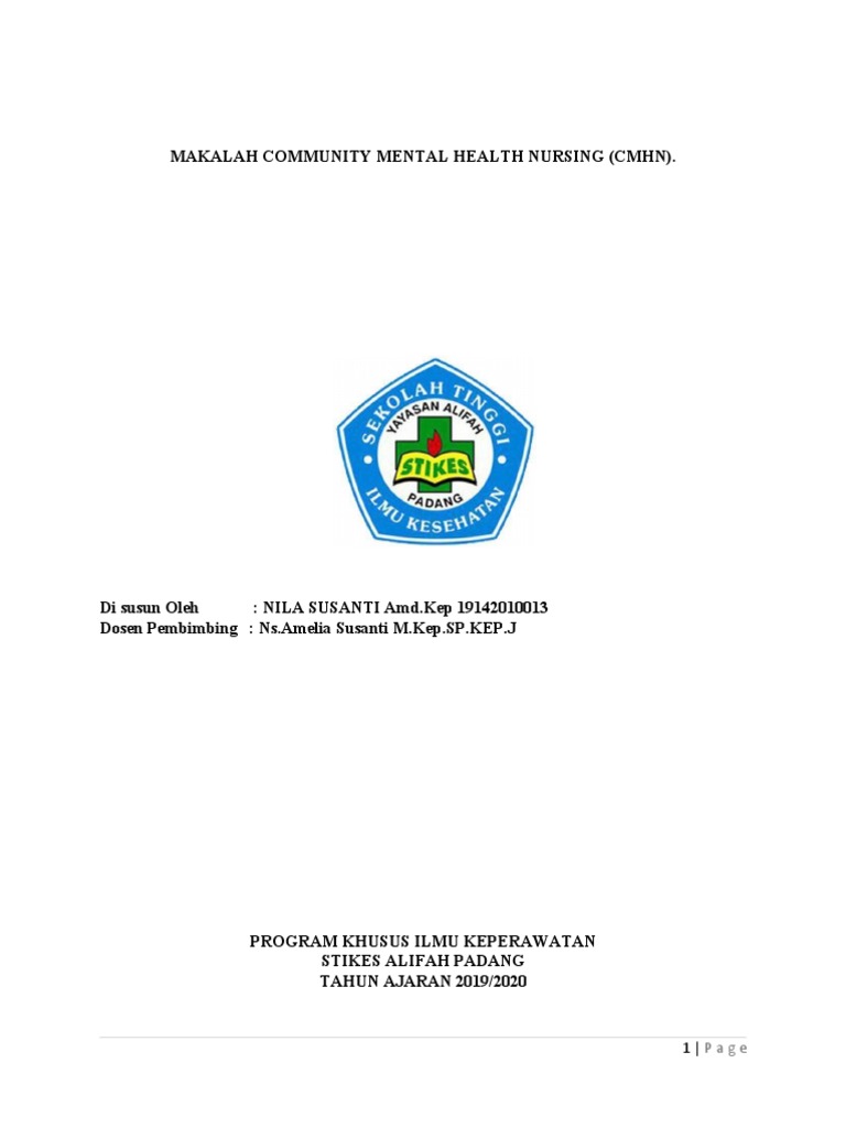 Makalah CMHN | PDF