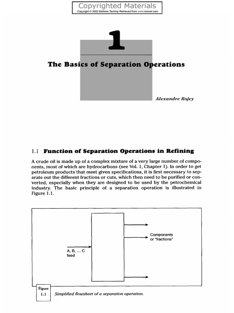 Technip Separations PDF | PDF | Distillation | Oil