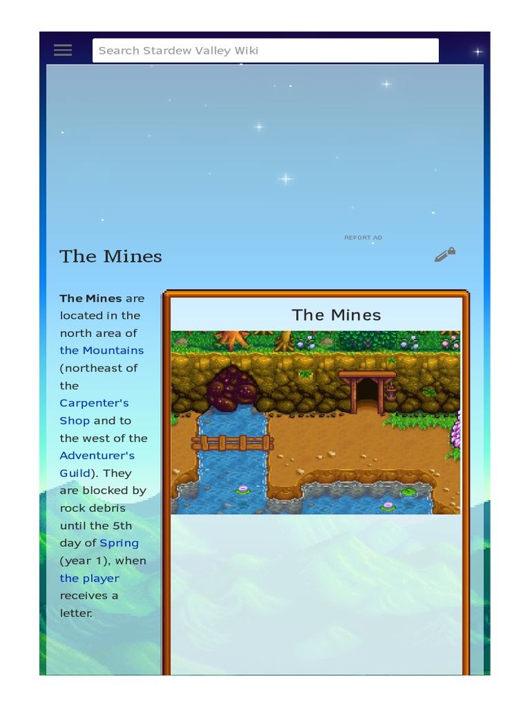 The Mines | PDF | Mining | Foods