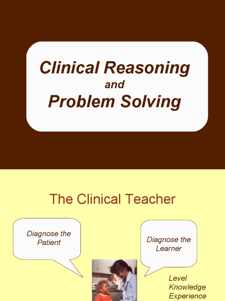 Clinical Diagnostic Reasoning Strategies | PDF | Self-Improvement