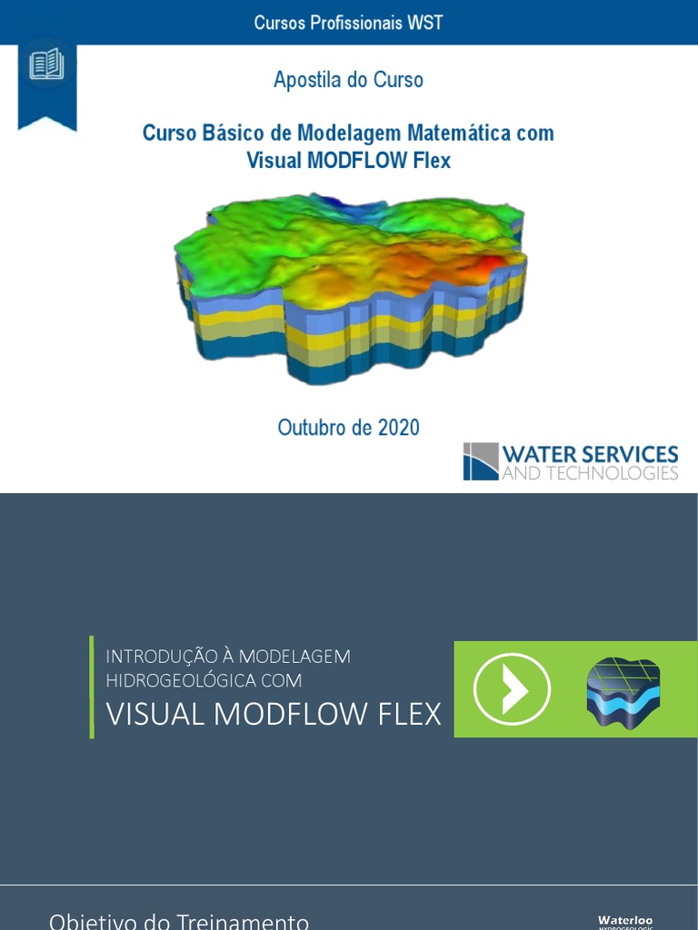 Curso de Modflow PDF | PDF | Aquífero | Sistema de informações geográficas