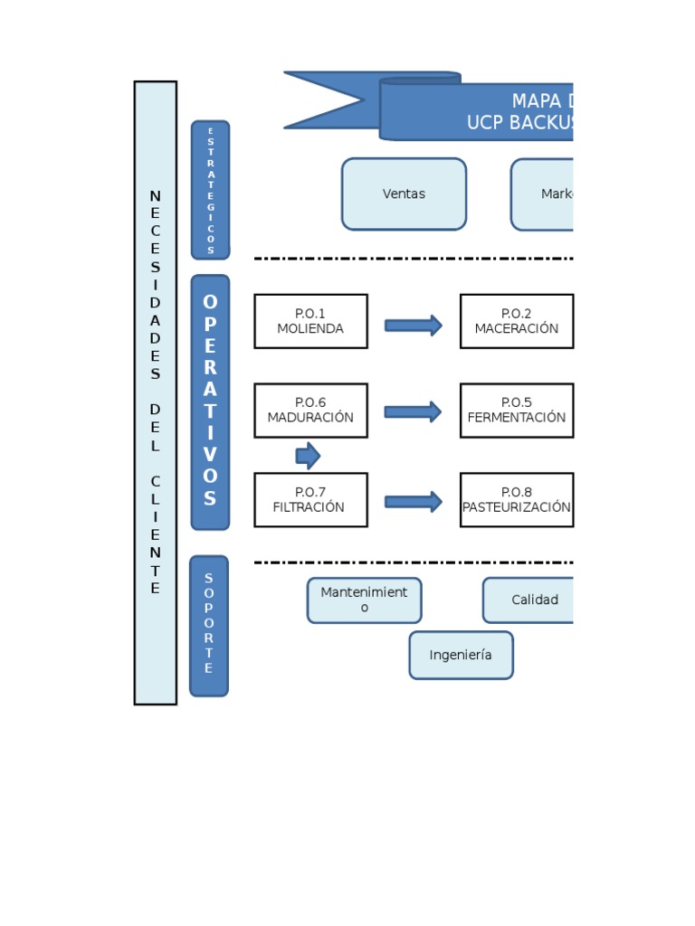 Mapa de Proceso Backus PDF | PDF | Business | Naturaleza