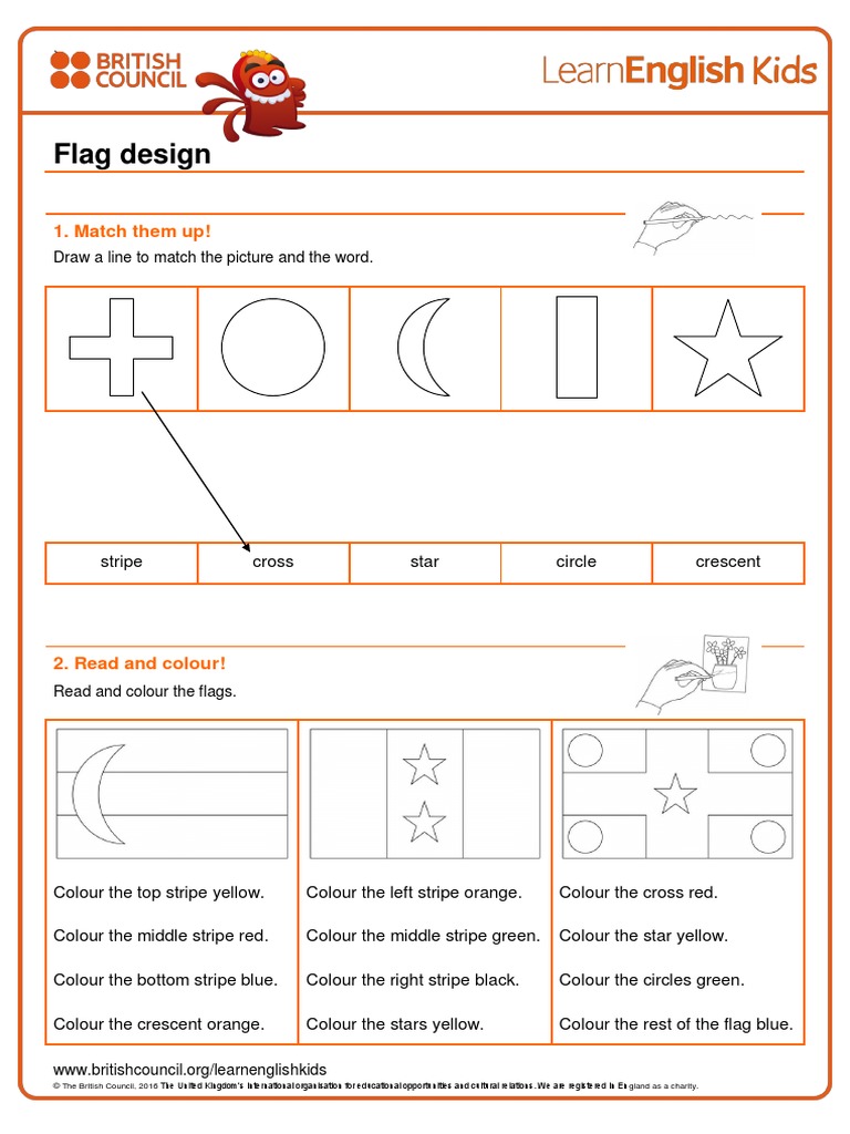 Worksheets Flag Design | PDF | Flag | National Symbols