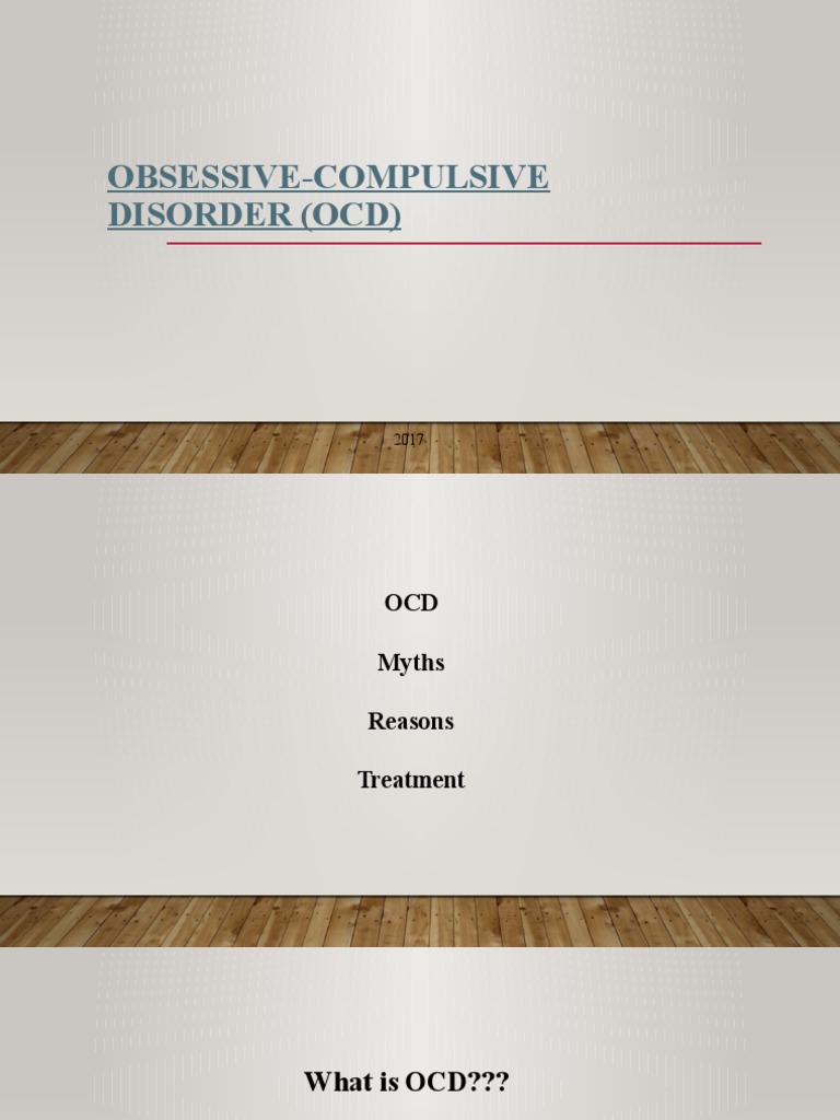 Obsessive-Compulsive Disorder (Ocd) | PDF