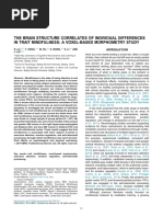 Holzel Et Al Mindfulness and Brain Scans | PDF | Mindfulness | Holism