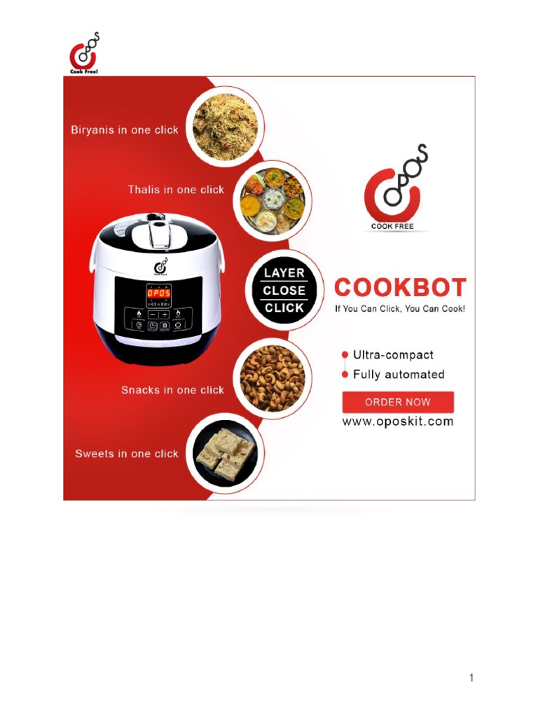 OPOS Cookbot Primer 84857d3r PDF | PDF | Curry | South Asian Cuisine