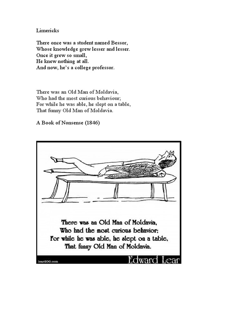 Limericks | PDF