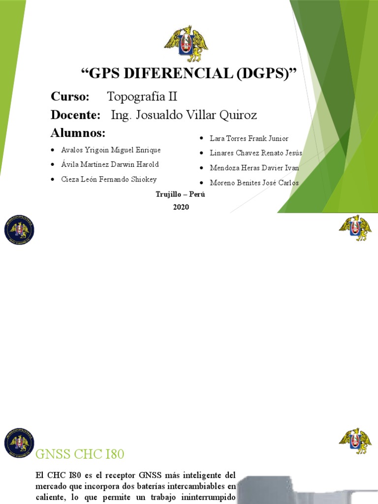 Variedades y Aplicaciones del DGPS | PDF | Sistema de Posicionamiento Global | Electrónica