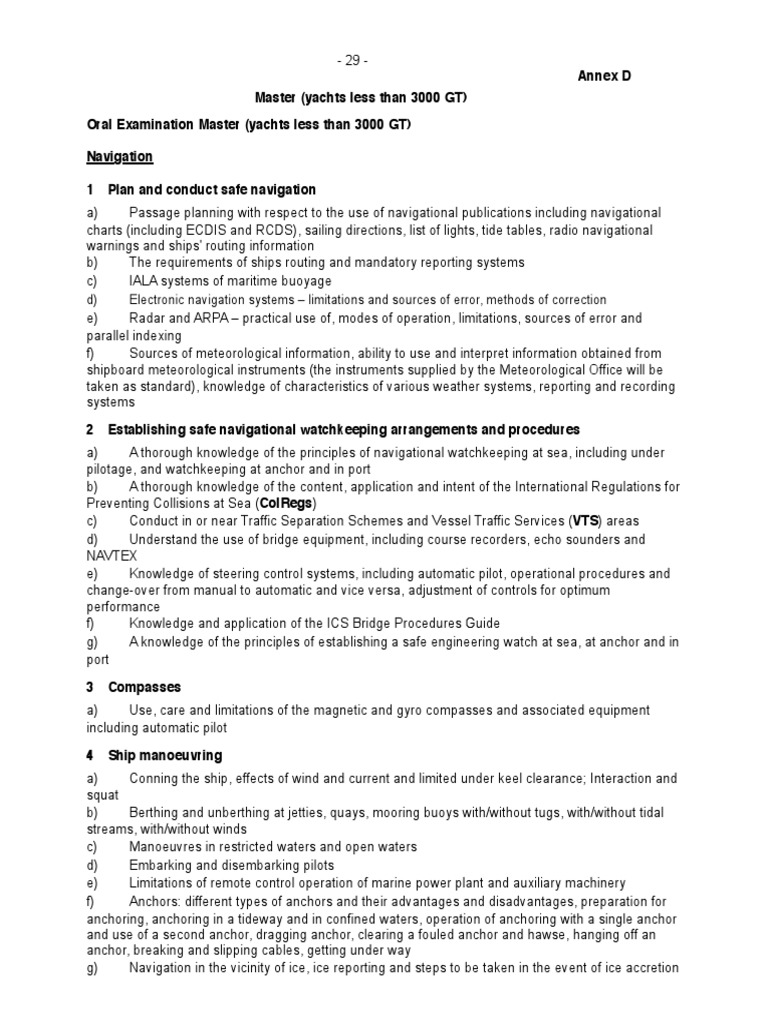 Master Oral Info | PDF | Navigation | Anchor