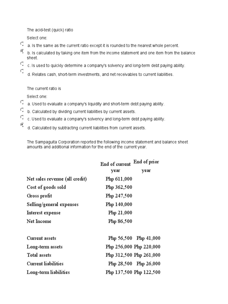 001 ASSIGNMENT Financial Statement Analysis | PDF | Equity (Finance ...