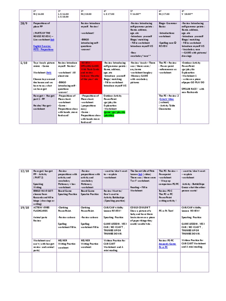 Link English Exercice PETS - Prepositons | PDF | Syntax | Cognitive Science