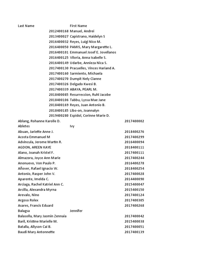 Judge Palamos Specpro List | PDF