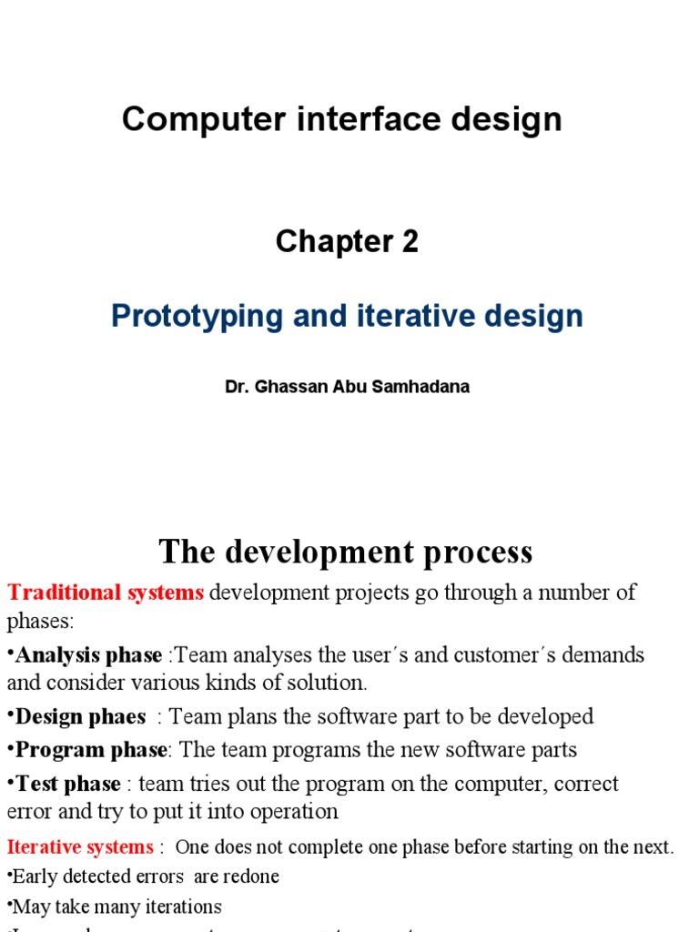 Iterative Design and Prototyping: Key Principles for Developing Intuitive and Usable Interfaces ...