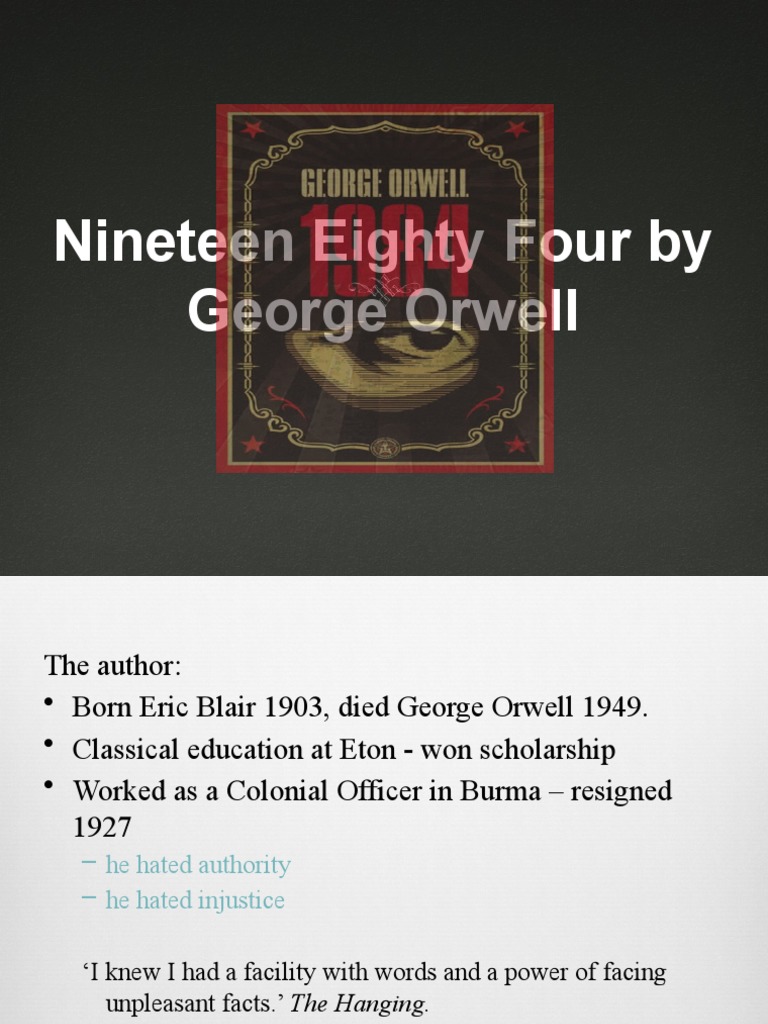 1984 Intro Powerpoint | PDF