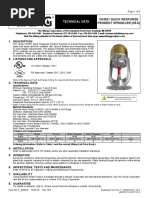 VK3021 Quick Response Pendent Sprinkler K5.6 (80.6) : 1. Product ...