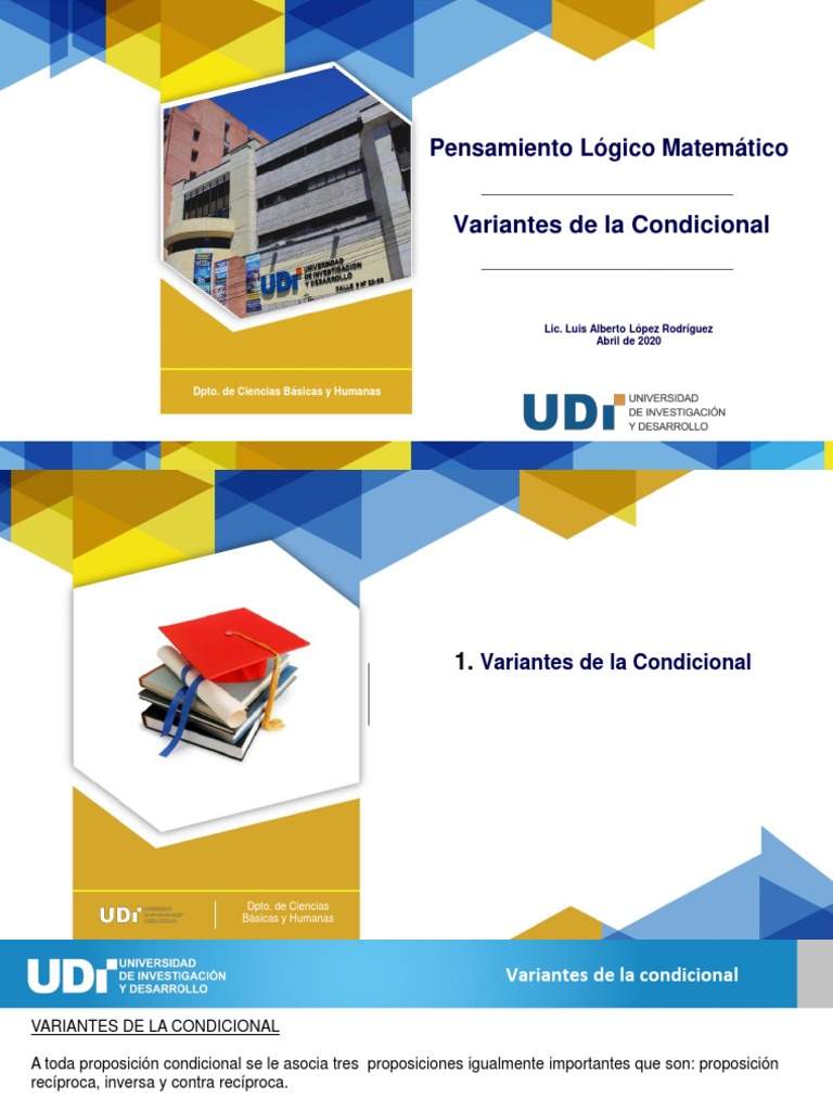 Variantes de La Condicional PDF | PDF | Triángulo | Proposición