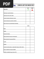 Check List Embarques | PDF