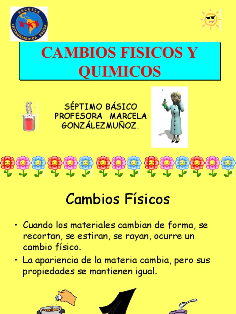 Cambios-Fisicos-Y-Quimicos 7mo | PDF