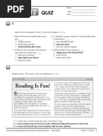 Unit 1 Quiz: Answer Key | PDF | Career & Growth