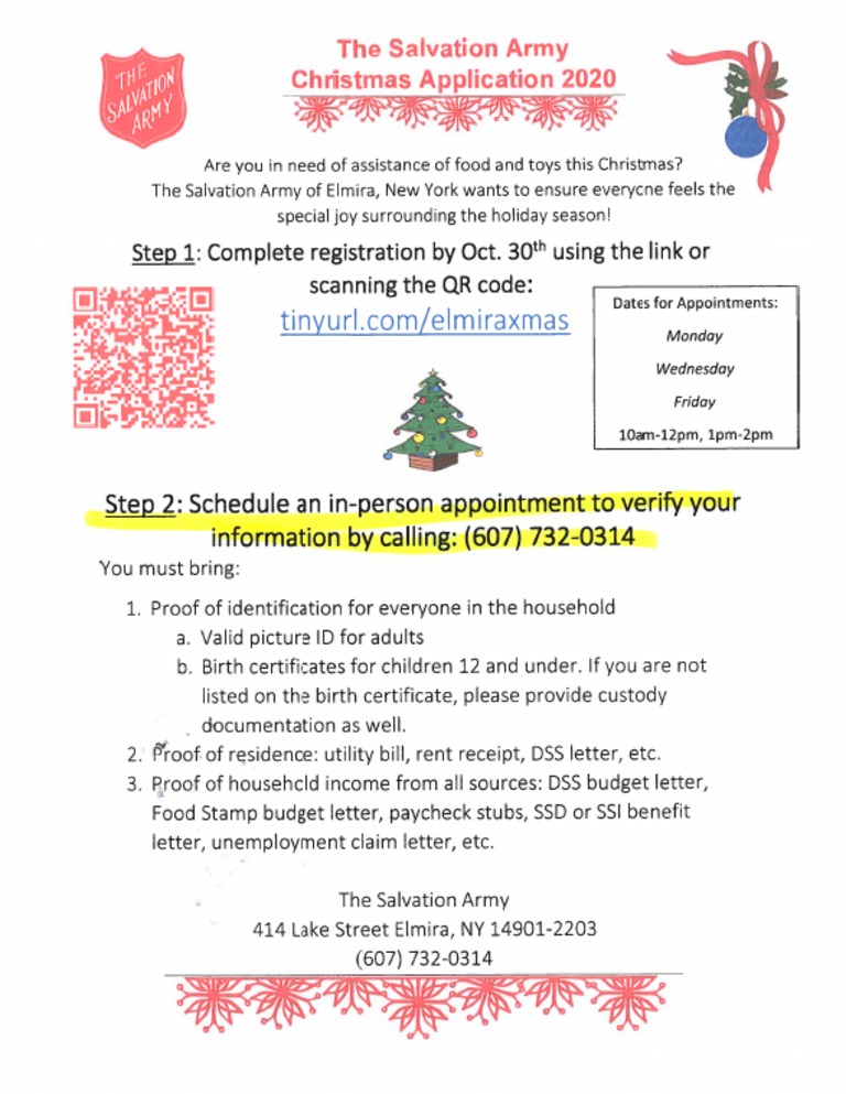 Salvation Army Flyer | PDF