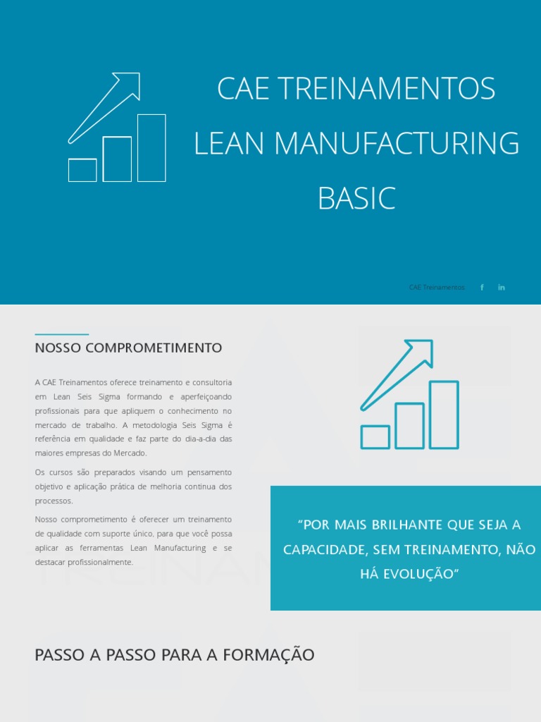 Apostila Lean Básico | PDF | Fabricação enxuta | Produção e fabricação