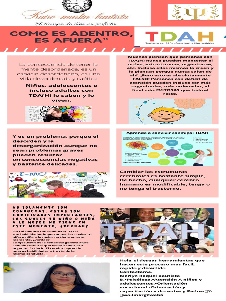 Infografia TDAH Marlin | PDF | Desorden hiperactivo y deficit de ...