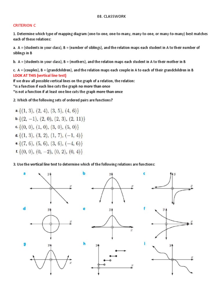 Mapping Diagrams and Function Tests | PDF