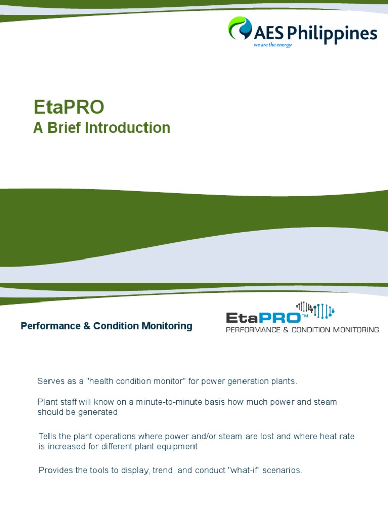 EtaPRO Introdution | PDF | Science & Mathematics | Computers