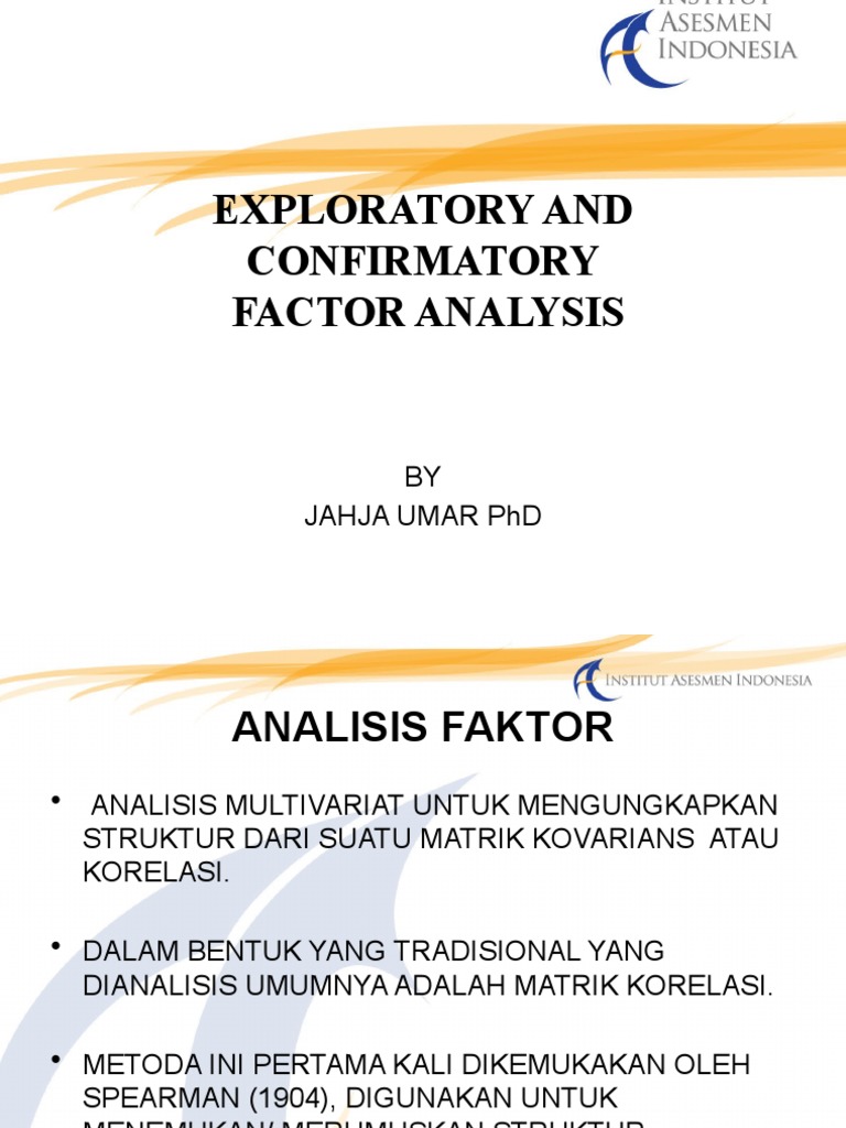 INTRO TO Factor Analysis | PDF