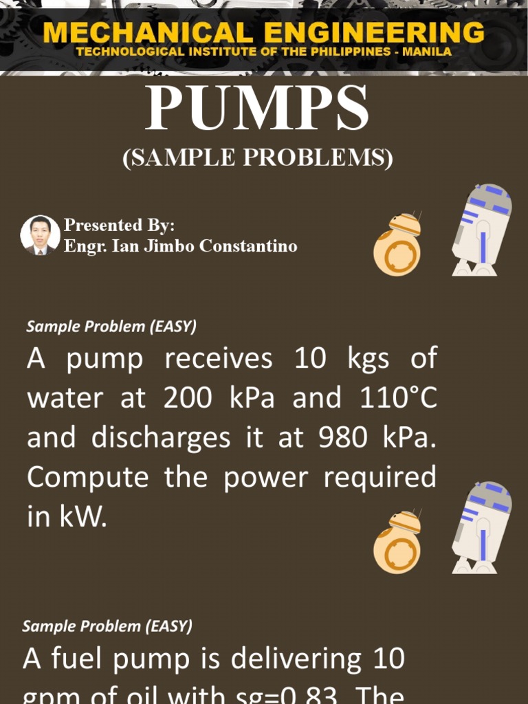 PUMPS | PDF | Horsepower | Pump