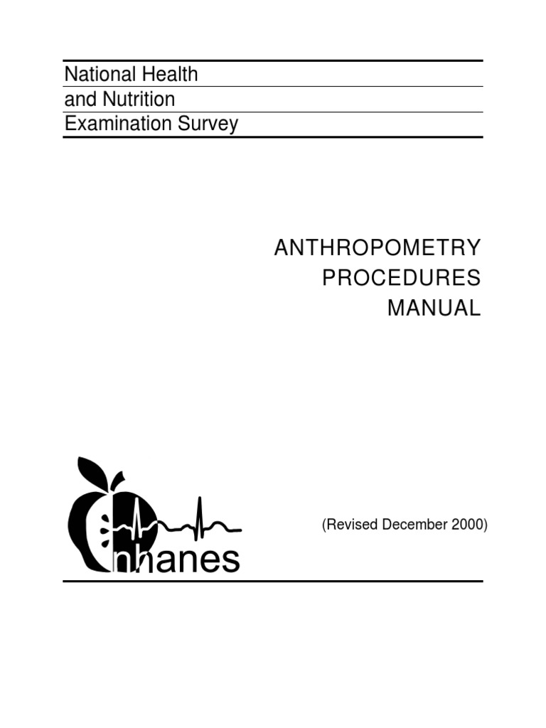 National Health and Nutrition Examination Survey: Anthropometry ...